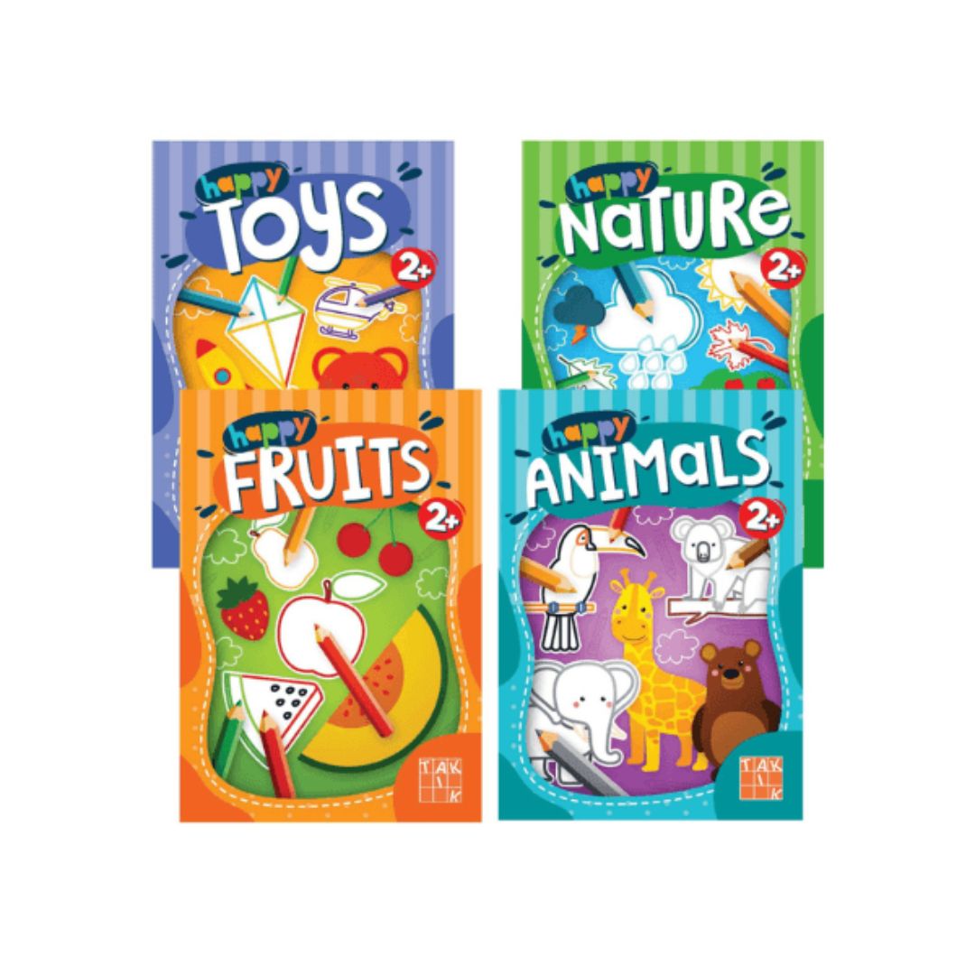 HAPPY – prve pobarvanke za otroke (2+) | Yoopy.si